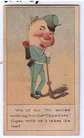 Amazon.com: 1876 Capadura Cigars The Four Champions Soldier Card Good ...