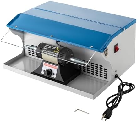 Polishing Buffing Machine, 110V 500W Jewelry Bench Polisher 1/2 HP ...