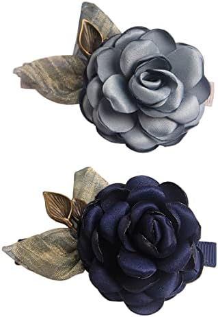 Amazon.com : Geyoga Flower Hair Clip Set, 6 Pcs Rose Hair Accessories ...