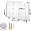 Amazon.com: Hipiwe Wall Mount Remote Control Holder Clear Acrylic Media ...