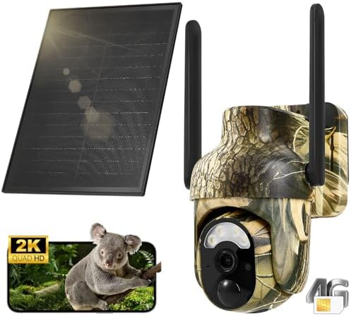Amazon.com: LSVISION 4G LTE Cellular Trail Camera : Solar Powered ...