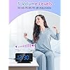 Amazon.com: LED Digital Mirror Clock for Bedroom Ceiling - 6.5'' 180 ...
