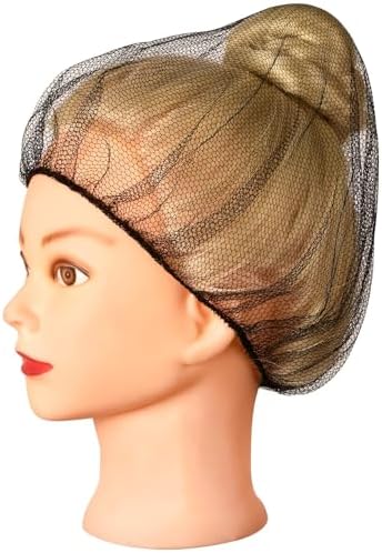 Amazon.com : Nylon Hair Net Black 24inch, Sturdy Hair Nets Food Service ...