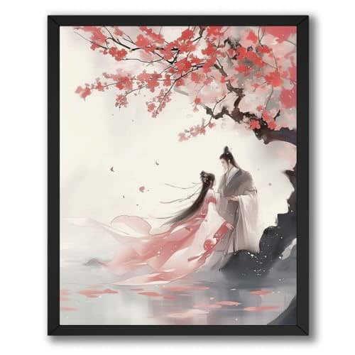 Amazon.com: InkFlow Lovely Couple Poster - Romantic Wall Art Featuring ...
