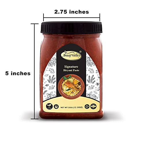 ANAAJ VALLEY Biryani Paste – 350g Biryani Masala – Biryani Masala ...