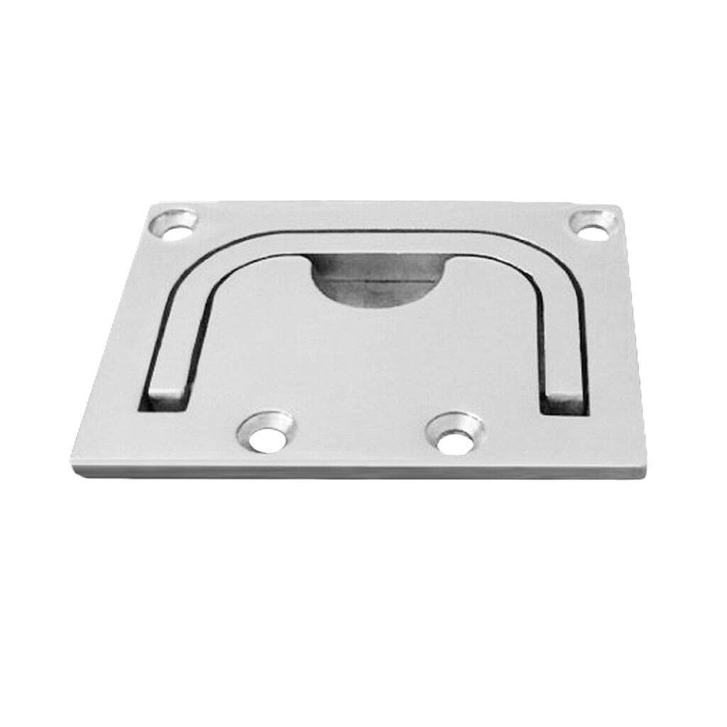 2pcs Stainless Steel Boat Hatch Deck Cabin Pull Lift Ring Handle Flush ...