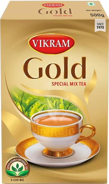 VIKRAM Gold Special Tea | Blended With 5 Unique Types Of Leaves From ...