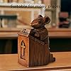 Amazon.com: KASCLINO Church Mouse Statue, Priest Craft Ornament, Church ...