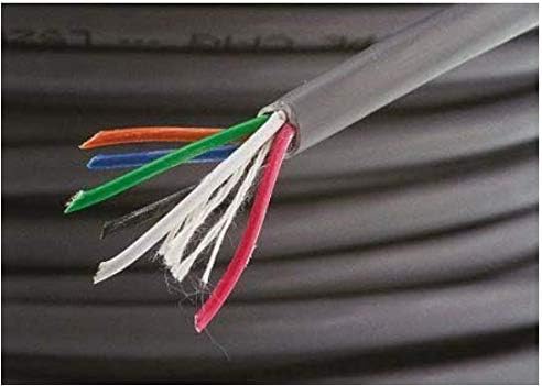 5 Meter 4 core x 0.5 square mm Core Shielded Signal Data transmission ...