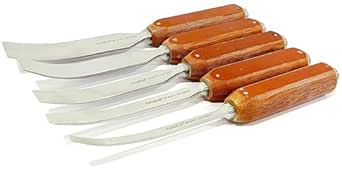 FusionKraft Lexer Osteotome Set- Curved Cutting Wedge- Fiber Handle- 8. ...