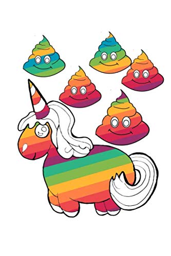 Rainbow Unicorn Poop: Notebook for school : Amazon.in: Books