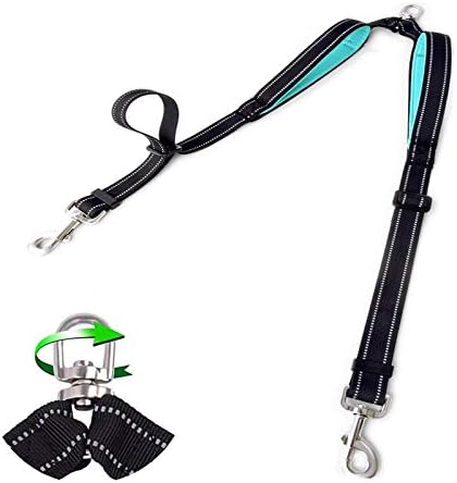 Double Dog Coupler Lead, Leash Strong Splitter for Training&Walking 2 ...