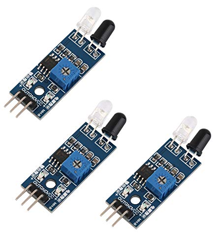 Robotbanao Infrared Obstacle Avoidance Ir Sensor Module With Led Indicators Lm393 Chip