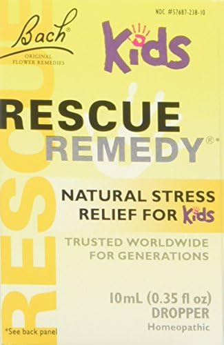 Amazon.com: Bach Kids Rescue Remedy Natural Stress Relief Drops, 10 ml ...