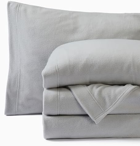 Amazon.com: Springtree Home Polar Fleece Sheets Set with Deep Pockets ...