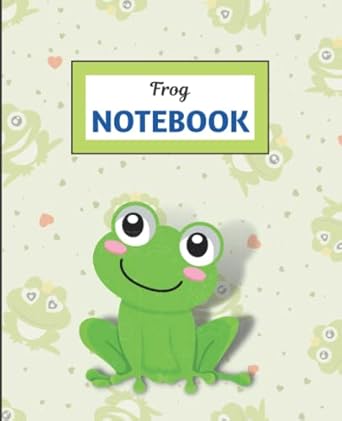 Amazon.com: Frog Notebook: frog journal notebook / froggy notebook for ...