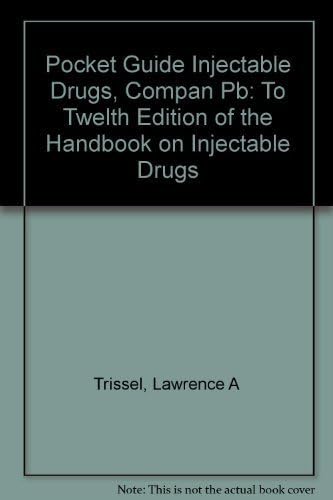 Amazon.com : Pocket Guide to Injectable Drugs : Compamion to the ...
