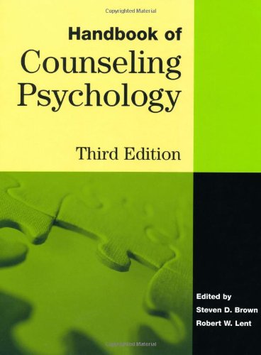 Amazon.com: Handbook of Counseling Psychology: 9780471254584: Brown ...