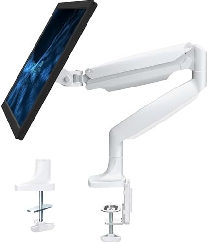 Amazon.com: VIVO Premium Aluminum Height Adjustable Single Monitor ...