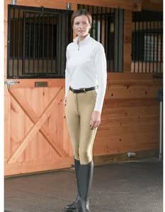 Devon-Aire Ladies Power Fleece Breeches 30R Black : Amazon.co.uk: Fashion