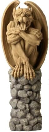 Amazon.com: Gothic Sentry Sculpture Medieval French Gargoyle statue ...