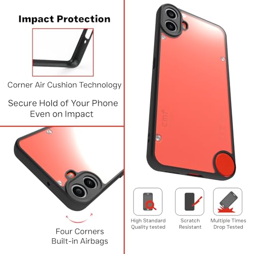 RIGGEAR Shockproof Sleek Hybrid Armor Back Cover Case Compatible with ...