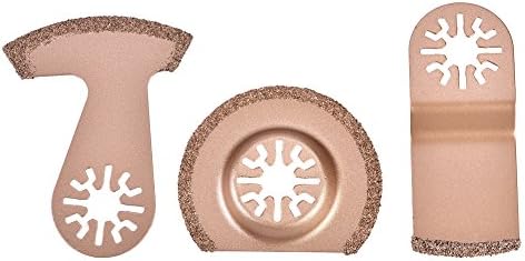 3pcs Carbide Grit Segmented Saw Blades, Multi Tool Carbide Saw Blade ...