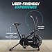 beatXP Vortex Energize 1M Air Bike Exercise Cycle for Workout with ...