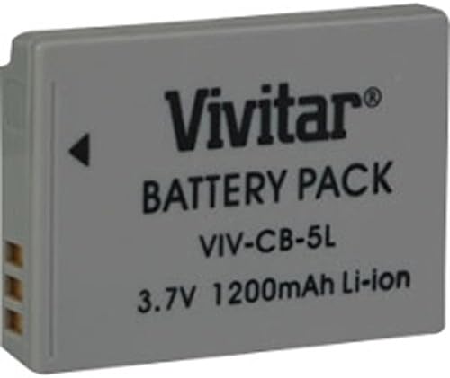 Amazon.com : Vivitar VIV-CB-5L - Battery for Canon NB5L : Digital ...