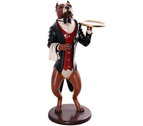 Dog Butler Statue for sale | Only 2 left at -65%