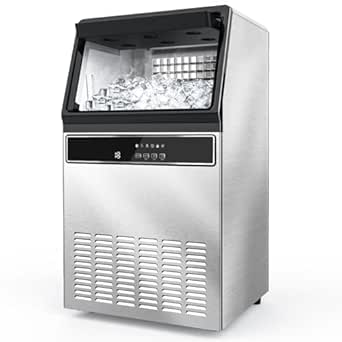 Amazon.com: Joy Pebble Commercial Ice Maker Machine, 100Lbs/24H ...