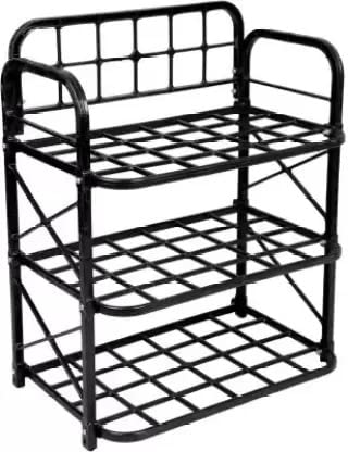 Delemont Multi-Purpose Plastic Shoe Rack | Foldable Open Book Shelf ...