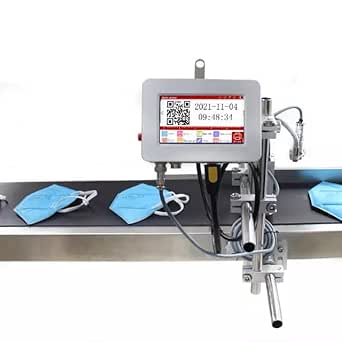 Online Automatic Industrial Thermal Tij 25.4mm Data expire Date QR Code Barcode Batch Number ...