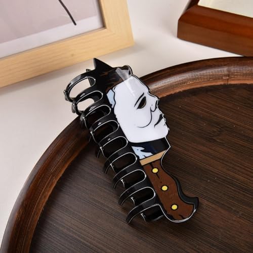 Amazon.com : 3pcs Halloween Skeleton Skull Ghost Face Hair Claw Clips ...