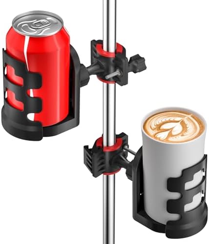 Amazon.com - Adjustable Mic Stand Drink Holder with 360° Rotate ...