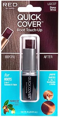 Amazon.com: RED by Kiss Quick Cover Root Touch Up Stick Type Water ...