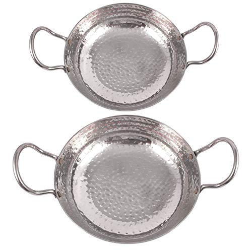 Buy Kitchen SHOPEE Stainless Steel Sandwich Bottom Hammered Kadai ...