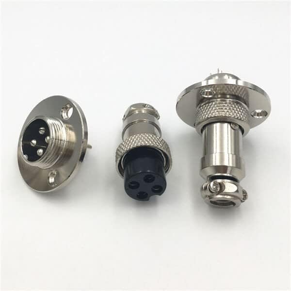 Amazon.com: 10pcs GX16 Connector 4 Pin Round Aviation Connector Male 3 ...
