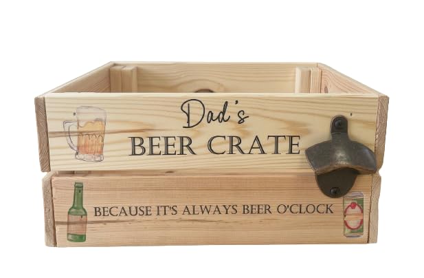 Personalised Beer Crate, Alcohol Gift Hamper Box, Beer Gift : Amazon.co ...
