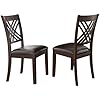 Amazon.com - Steve Silver Company Adrian Side Chair, Set of 2 Chairs ...