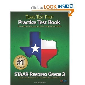 TEXAS TEST PREP Practice Test Book STAAR Reading Grade 3: Aligned to ...