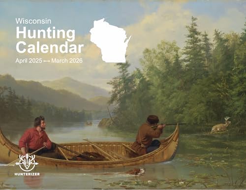 Wall Calendar with Wisconsin 2025-2026 Hunting Seasons for all Game ...