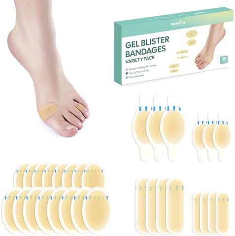 Amazon.com: 24 Pieces Blister Pads Bandages Blister Gel Guard ...