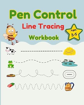 Pen Control Line Tracing Workbook Ages-3-5: My First Learn-to-Write ...