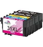 KINGWAY 35XL Ink Cartridges Remanufactured for Epson 35 35XL Ink ...
