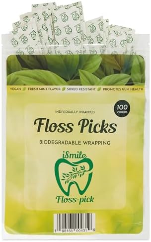Amazon.com : i-Smile Dental Floss Picks Individually Wrapped in ...