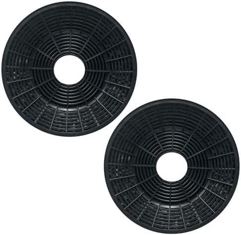 DOOCECIY 2 Pcs Carbon Filter Extractor Fan, 105 * 20mm Round charcoal ...