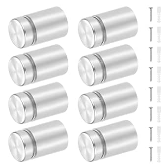 HSEAMALL Standoff Fixings,Stainless Steel Sign Standoff Screws,Wall ...