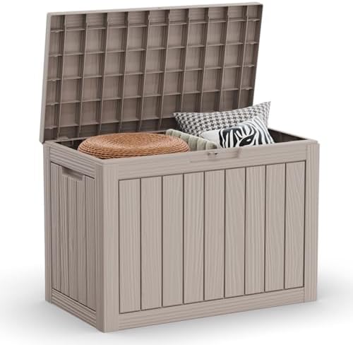 Amazon.com: EasyUp 45 Gallon UV Resistant Outdoor Storage Box ...