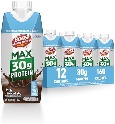 Amazon.com: BOOST Glucose Control Max 30g Protein Nutritional Drink ...